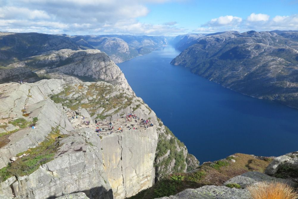 Stavanger and the Pulpit Rock, Stavanger, Norway