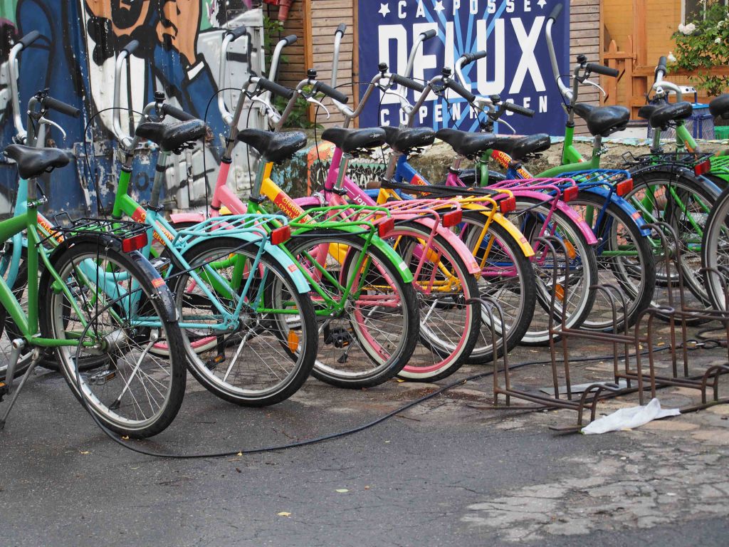 Cycling in Copenhagen, Copenhagen, Denmark