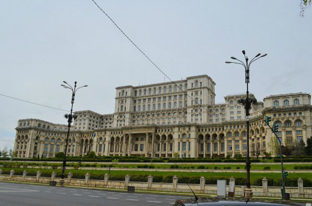 Visiting the Palace of the Parliament in Bucharest, Bucharest, Romania