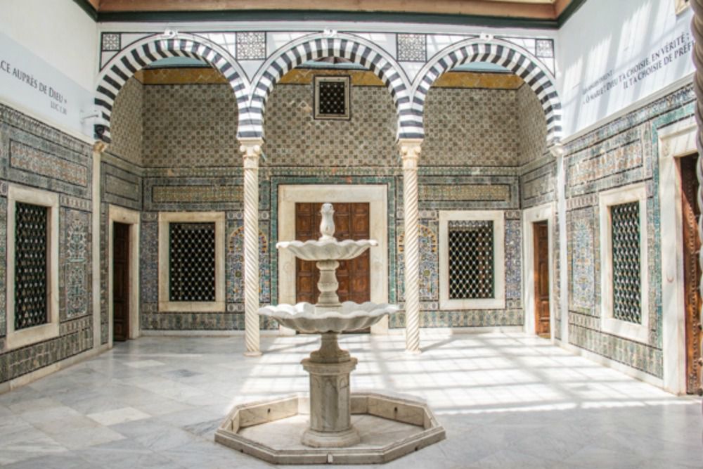 Bardo Museum in Tunis, Palace, Parliament and Poet, Tunis, Tunisia
