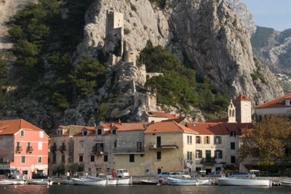 The Ancient Pirate Stronghold of Omis in Croatia, Omis, Croatia