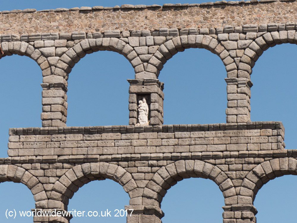 Exploring the Roman Aqueduct of Segovia, Segovia, Spain
