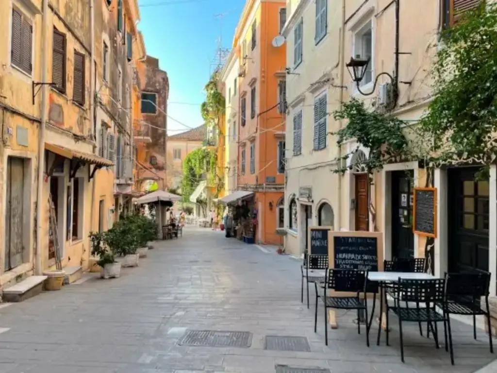 Sun and Sightseeing in Corfu Town, Corfu, Greece