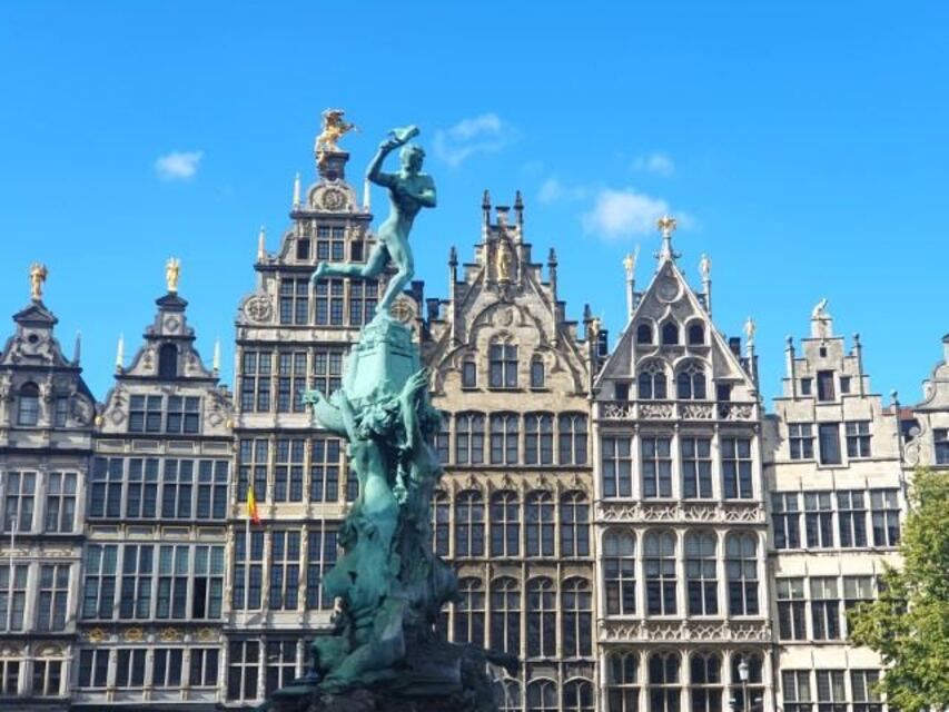 Beautiful Buildings in Antwerp, Antwerp, Belgium