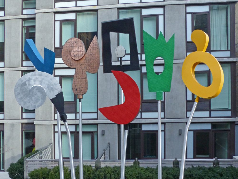 Sculpture and Art on New York's High Line, New York, New York