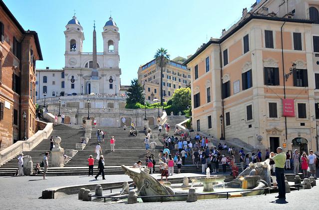 Spanish Steps Rome Map Location Scrapbook Customs | Spanish Steps,
