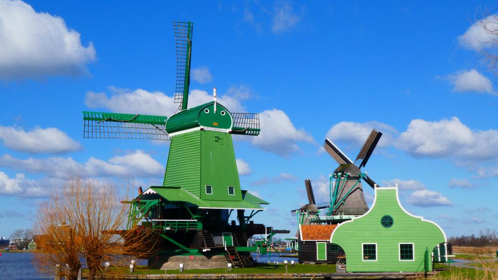 Windmills Village Walk (Self Guided), Zaandam, Netherlands