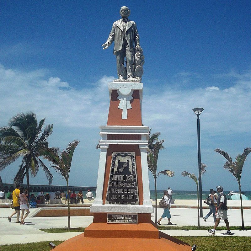 Progreso, Mexico Self-Guided Walking Tour + Map