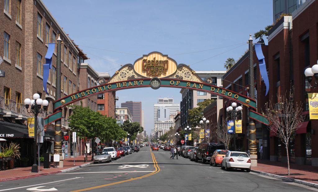 Gaslamp Quarter Archway, San Diego