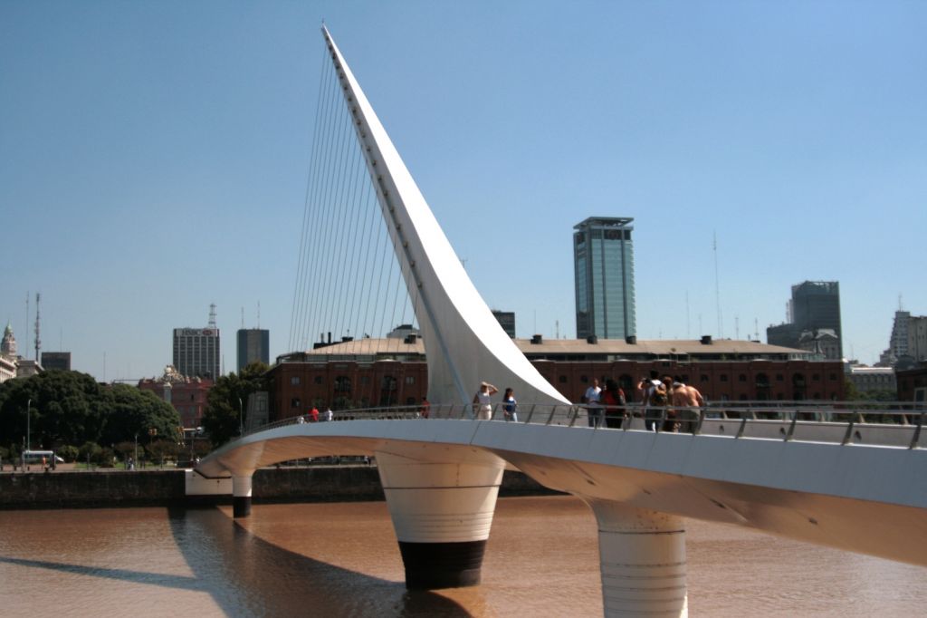 The Puente de la Mujer - The Woman's Bridge, Buenos Aires