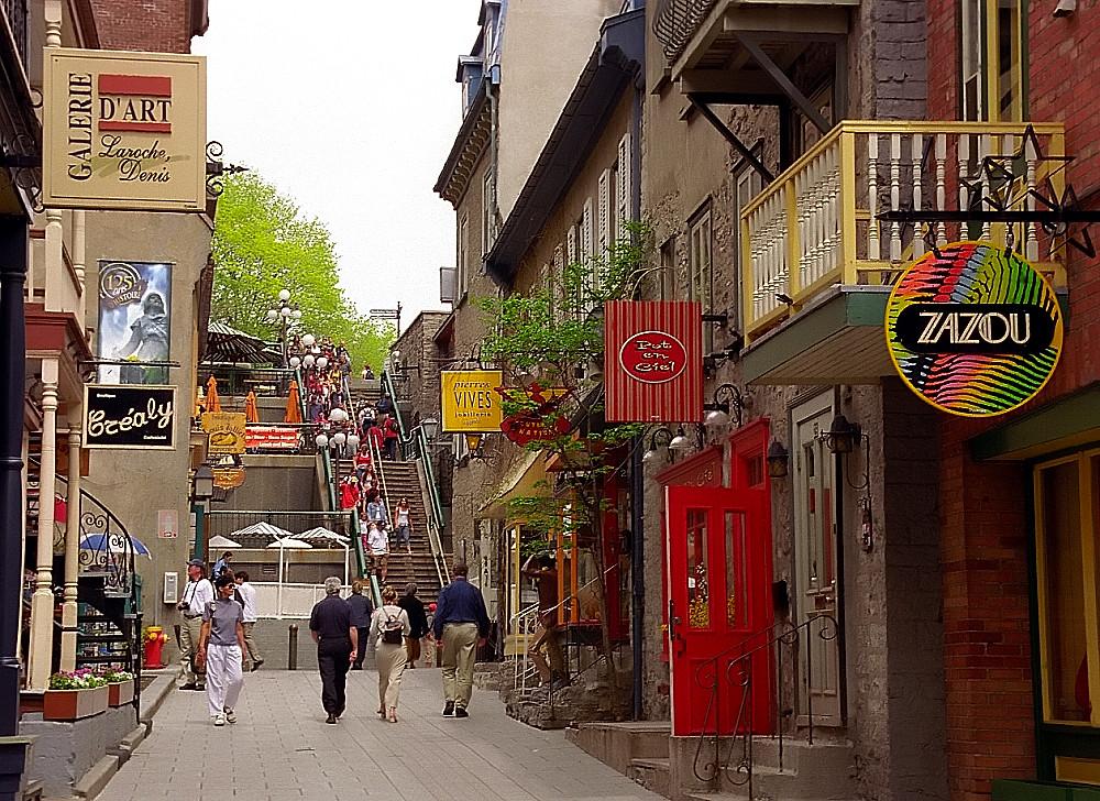 Breakneck Steps (L'Escalier Casse-Cou), Quebec City