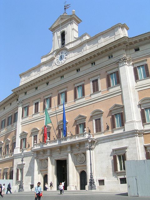 Palazzo Montecitorio (Montecitorio Palace - Italian Parliament), Rome