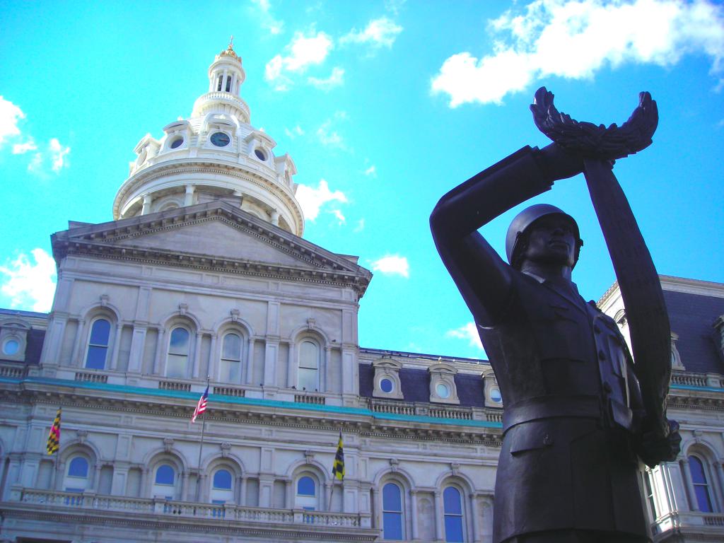War Memorial Plaza and Negro Heroes of the U.S. Monument, Baltimore