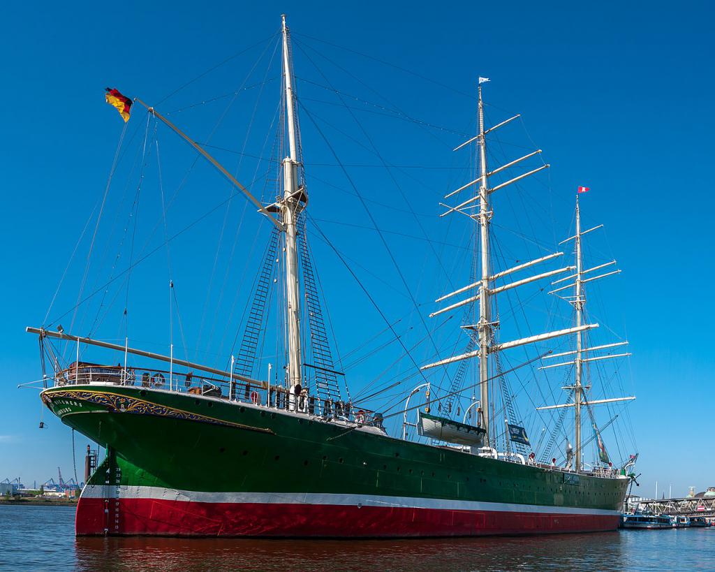 Museum ship Rickmer Rickmers, Hamburg