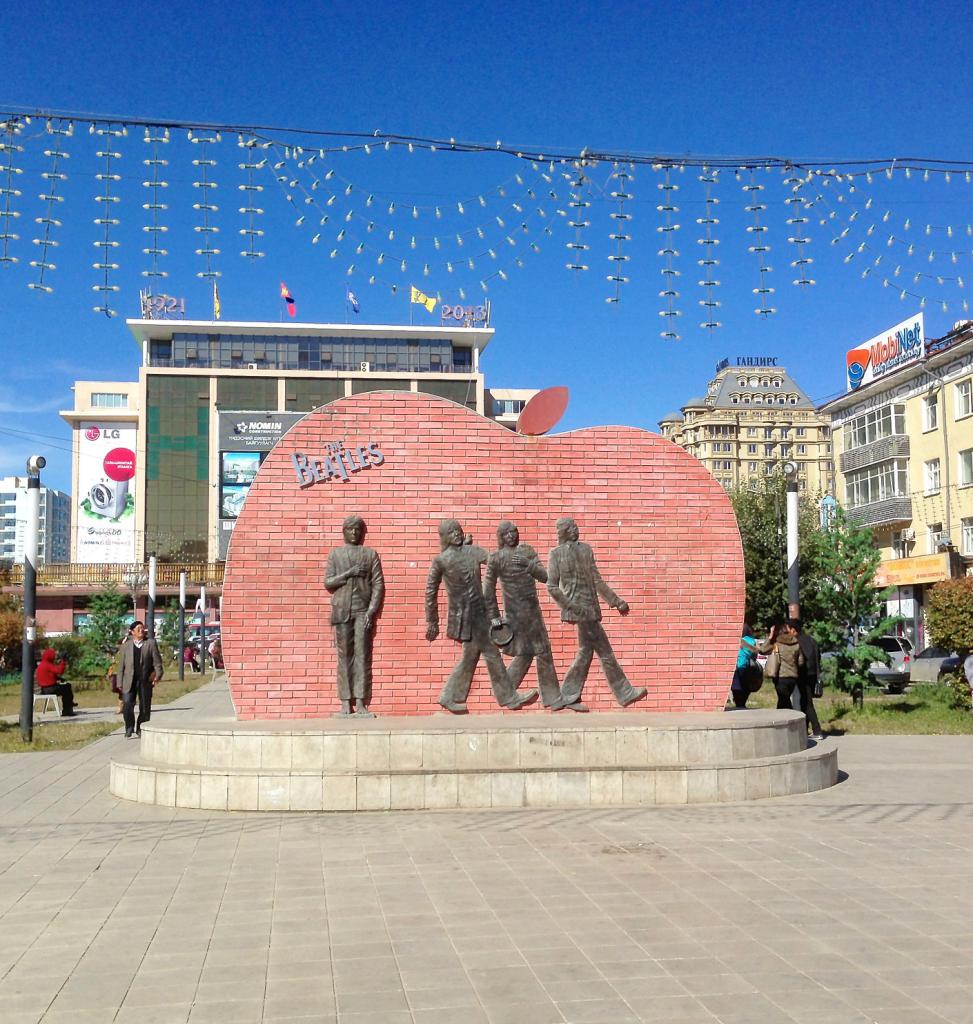 Beatles Square and Monument, Ulaanbaatar