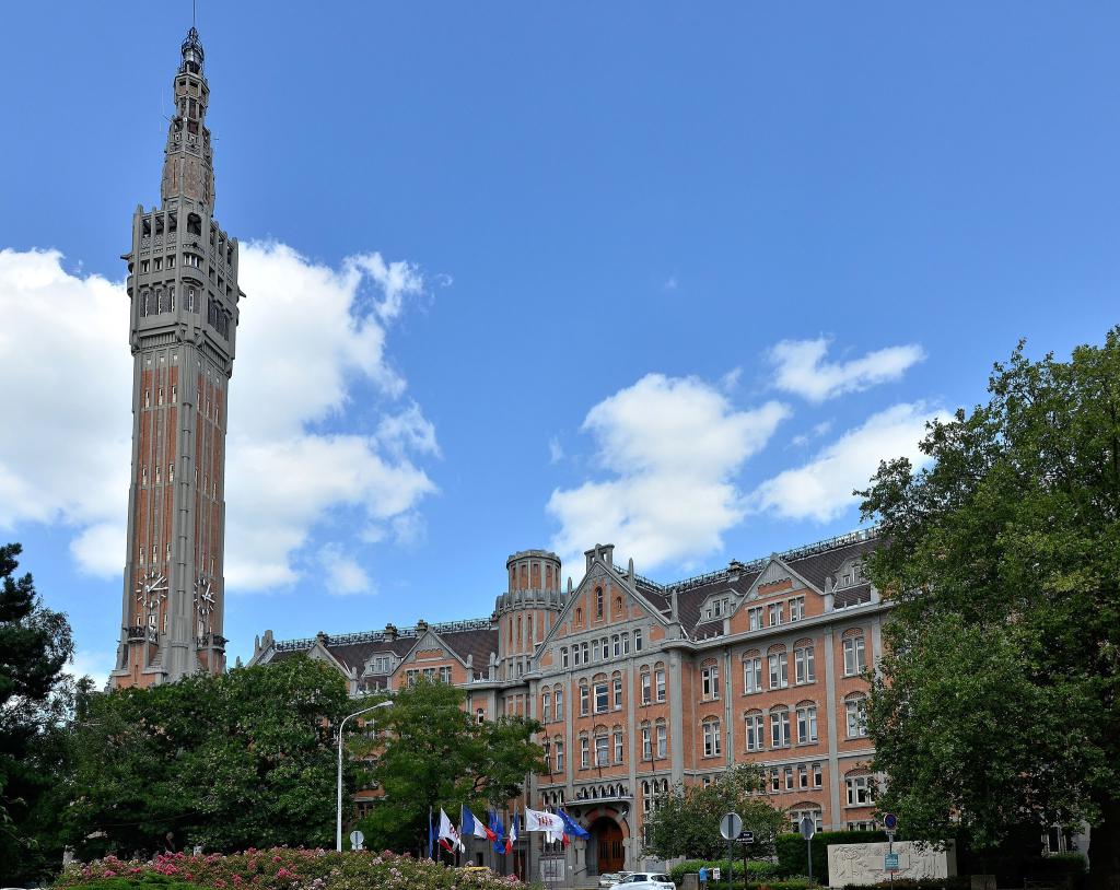 Beffroi de l'Hôtel de ville de Lille (Belfry of Lille Town Hall Belfry ...