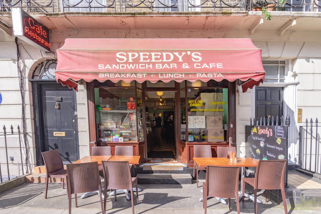 Speedy’s Cafe (Sherlock Holmes Film Site), London