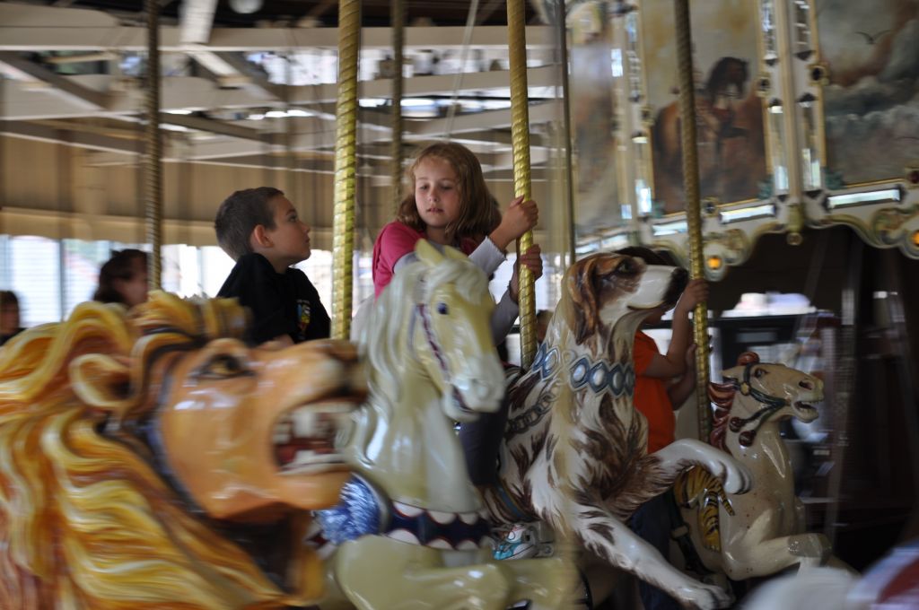 Carousel on Soviet Square, Yalta