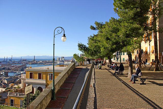 Spianata di Castelletto (Esplanade of Castelletto), Genoa