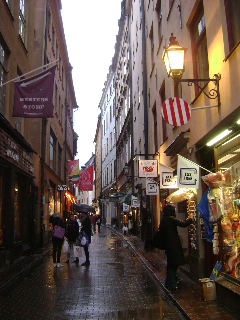 Västerlånggatan (Western Long Street), Stockholm