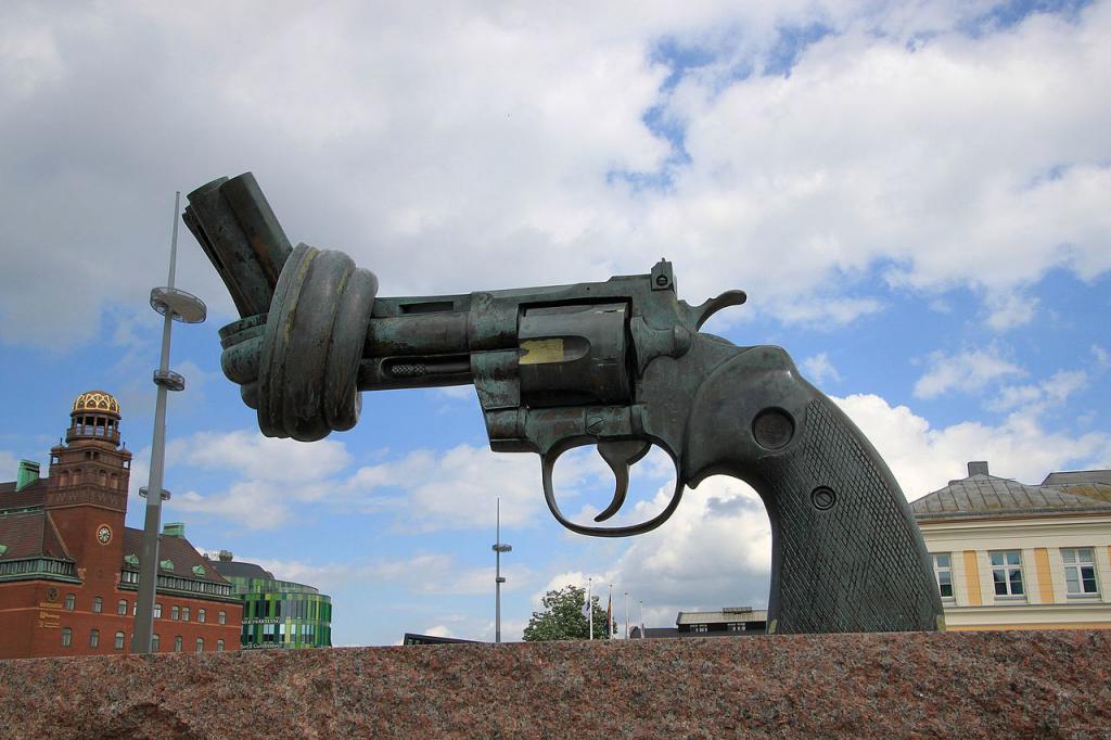 Non-Violence Sculpture, Malmo