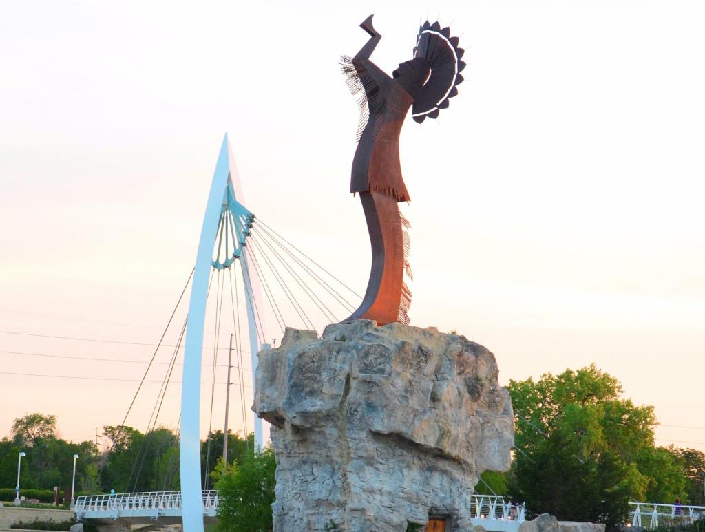 Keeper of the Plains Sculpture, Wichita