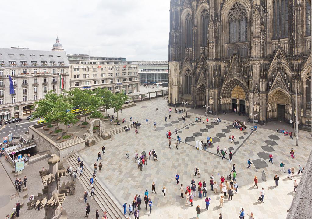 Cathedral Square Floor Paintings, Cologne