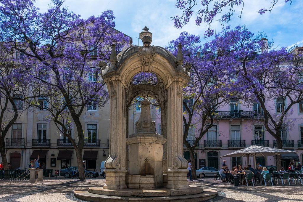 Chafariz do Carmo & Largo do Carmo (Carmo Fountain and Square), Lisbon