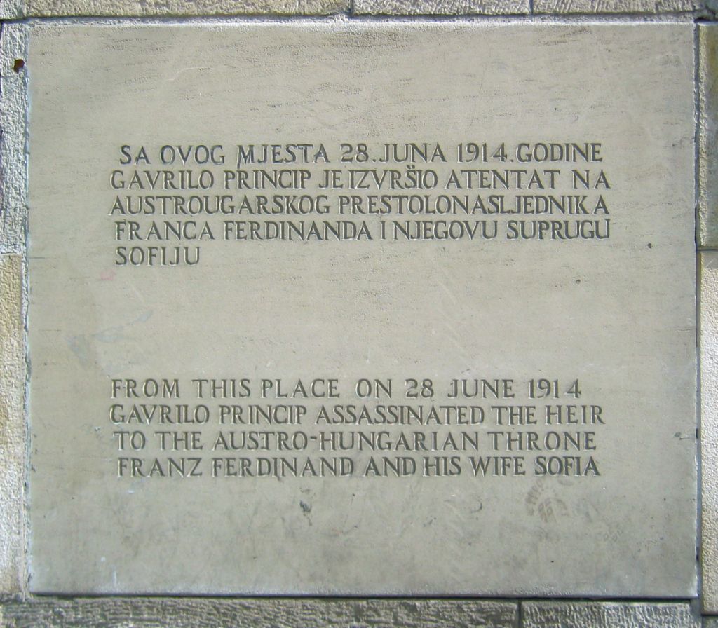 Sarajevo Assassination Memorial Plaque, Sarajevo