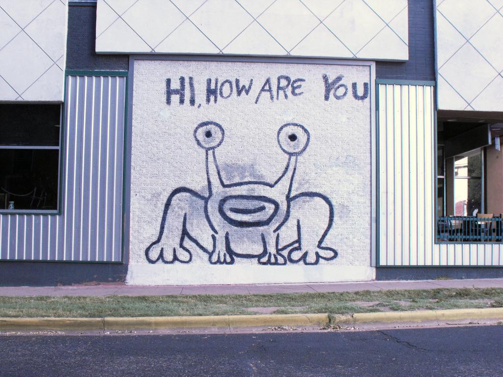 "Hi, How Are You?" Mural, Austin