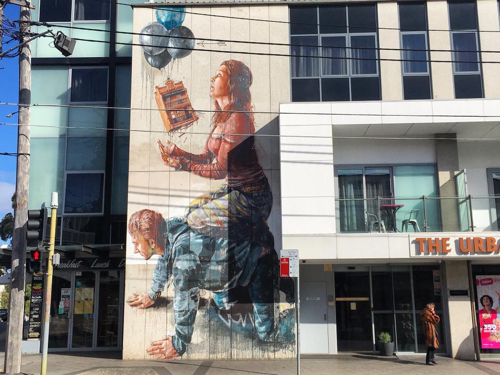 "The Housing Bubble" Mural, Sydney