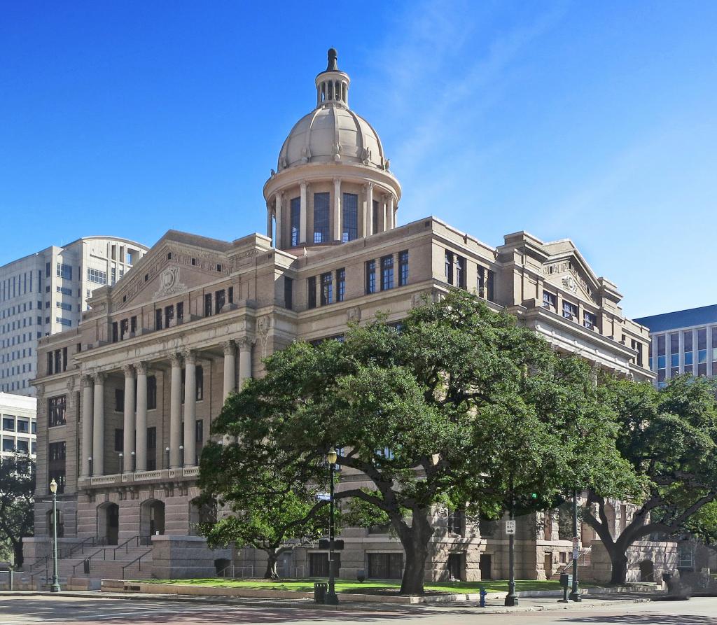 1910 Harris County Courthouse, Houston