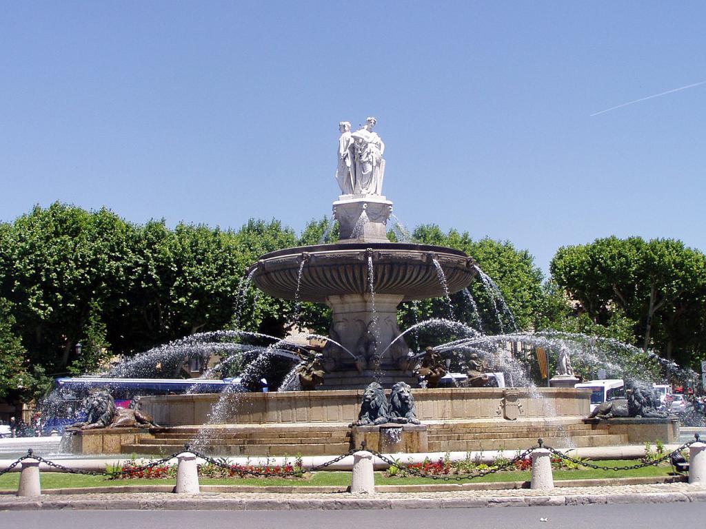 Fontaine de la Rotonde (Fountain of the Rotunda), Aix-en-Provence