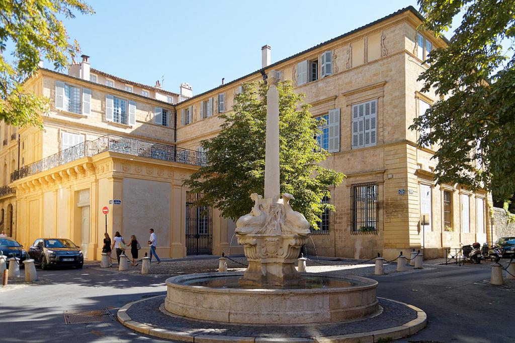Mazarin District and Fountain of the Four Dolphins, Aix-en-Provence