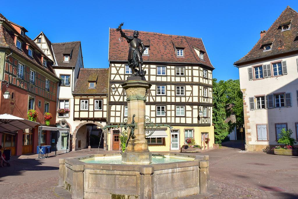 Old Custom House Square and Schwendi Fountain, Colmar