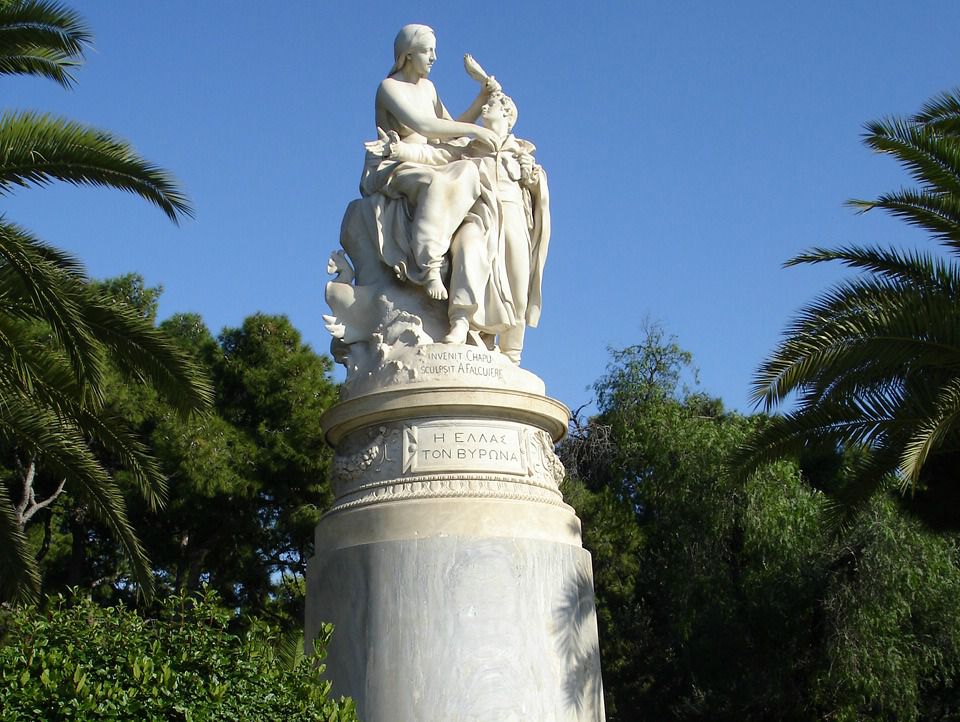 Lord Byron Statue, Athens